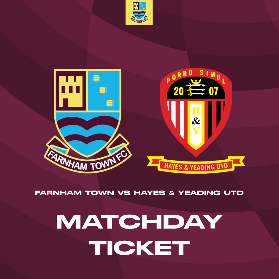 Tickets – Farnham Town FC